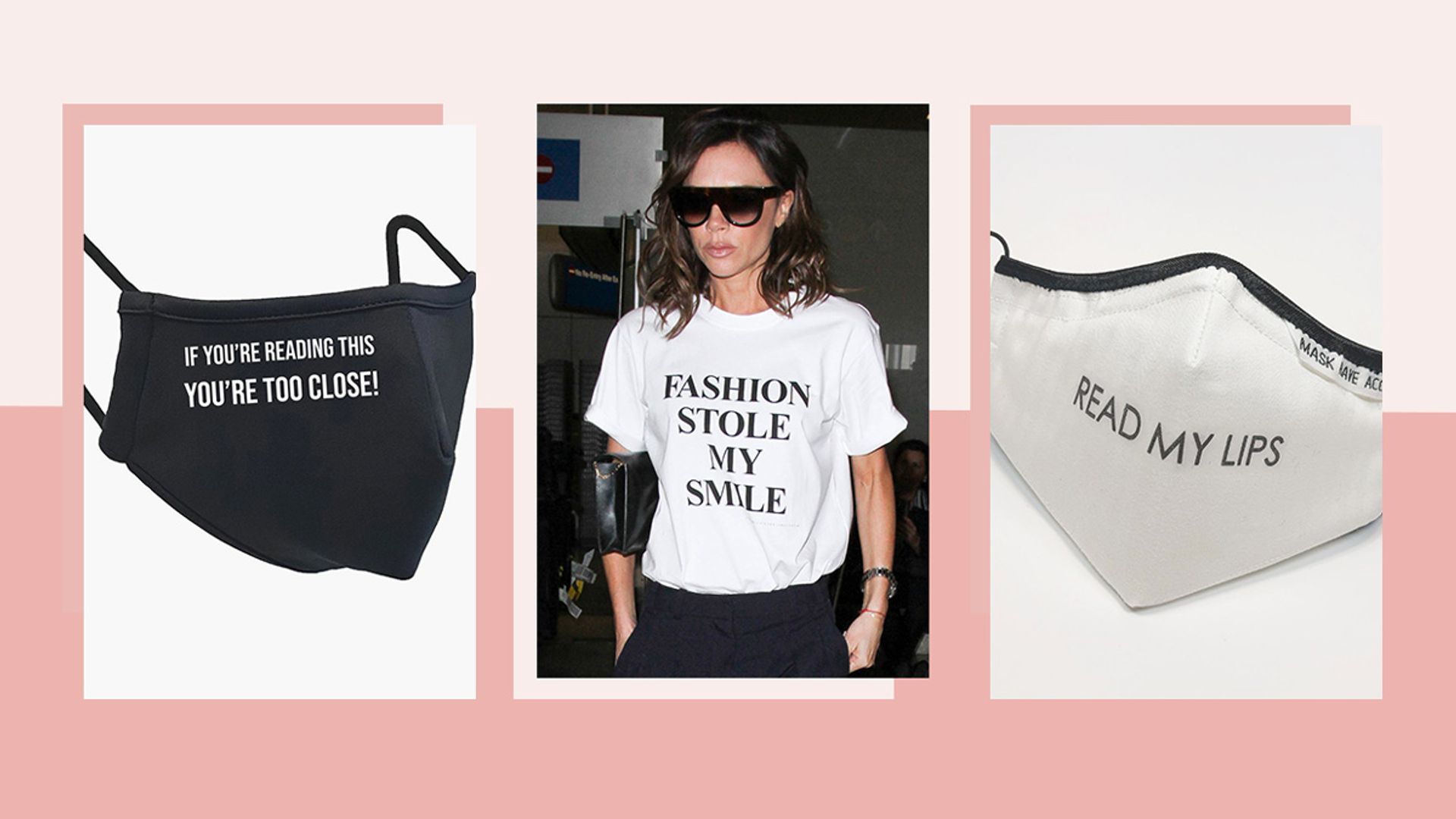 Sassy slogan face masks Victoria Beckham would LOVE | HELLO!
