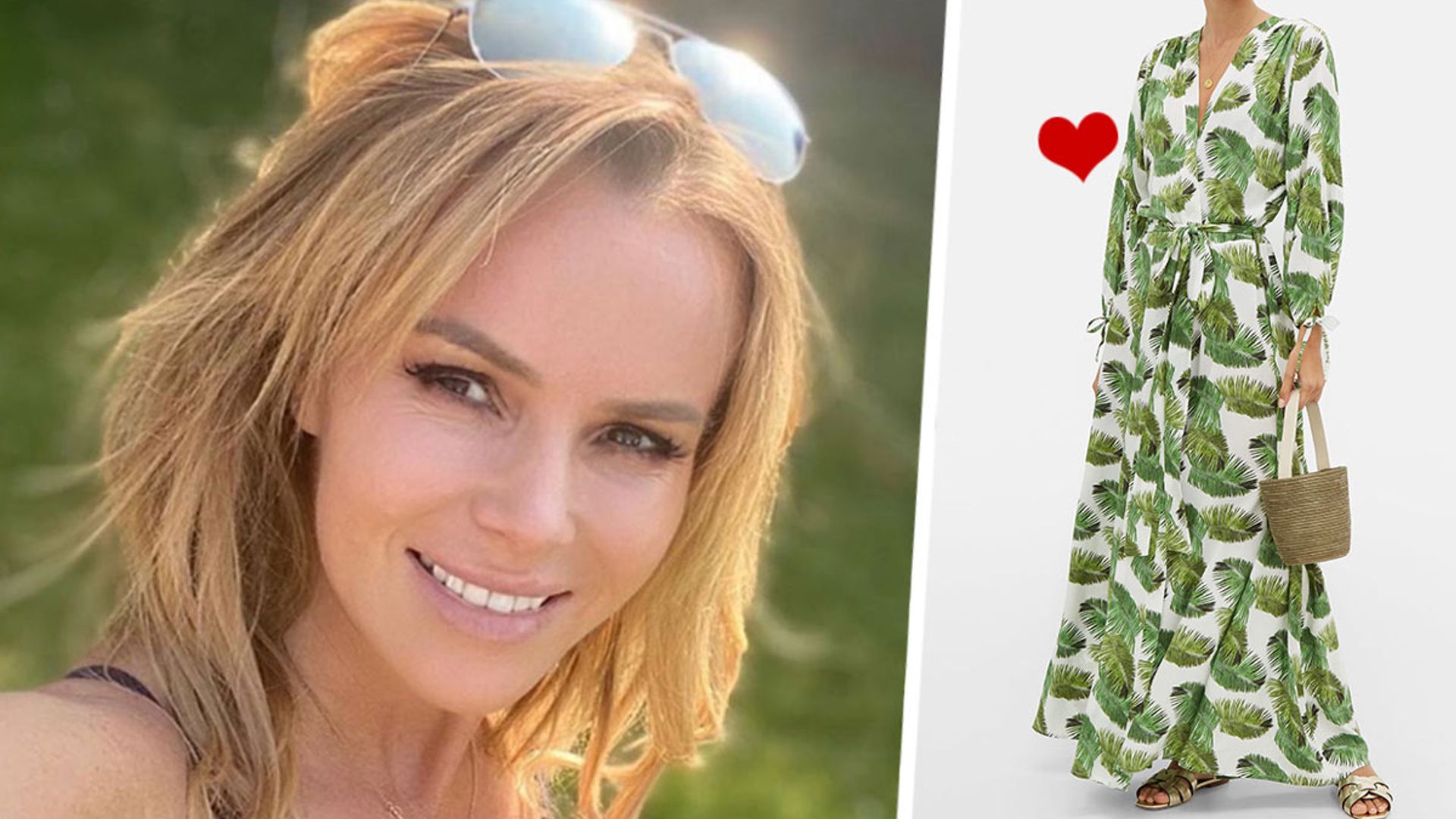 Amanda Holdens Plunging Summer Holiday Dress Is Even More Daring Than We Imagined Hello