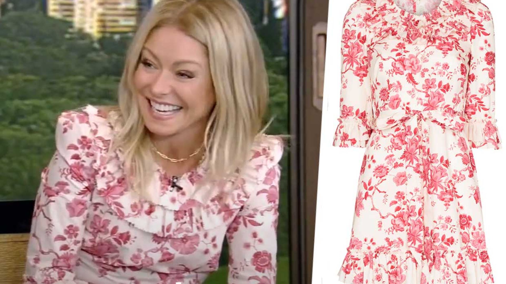 Kelly Ripa's ultra-feminine dress has the cutest floral print | HELLO!