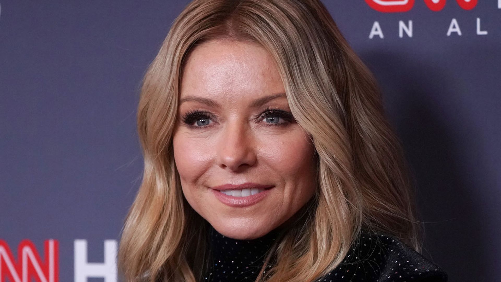 Kelly Ripa's leather midi is the only skirt you need to see you through ...