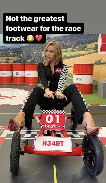 Amanda Holden's plunging jumpsuit has fans saying the same thing | HELLO!