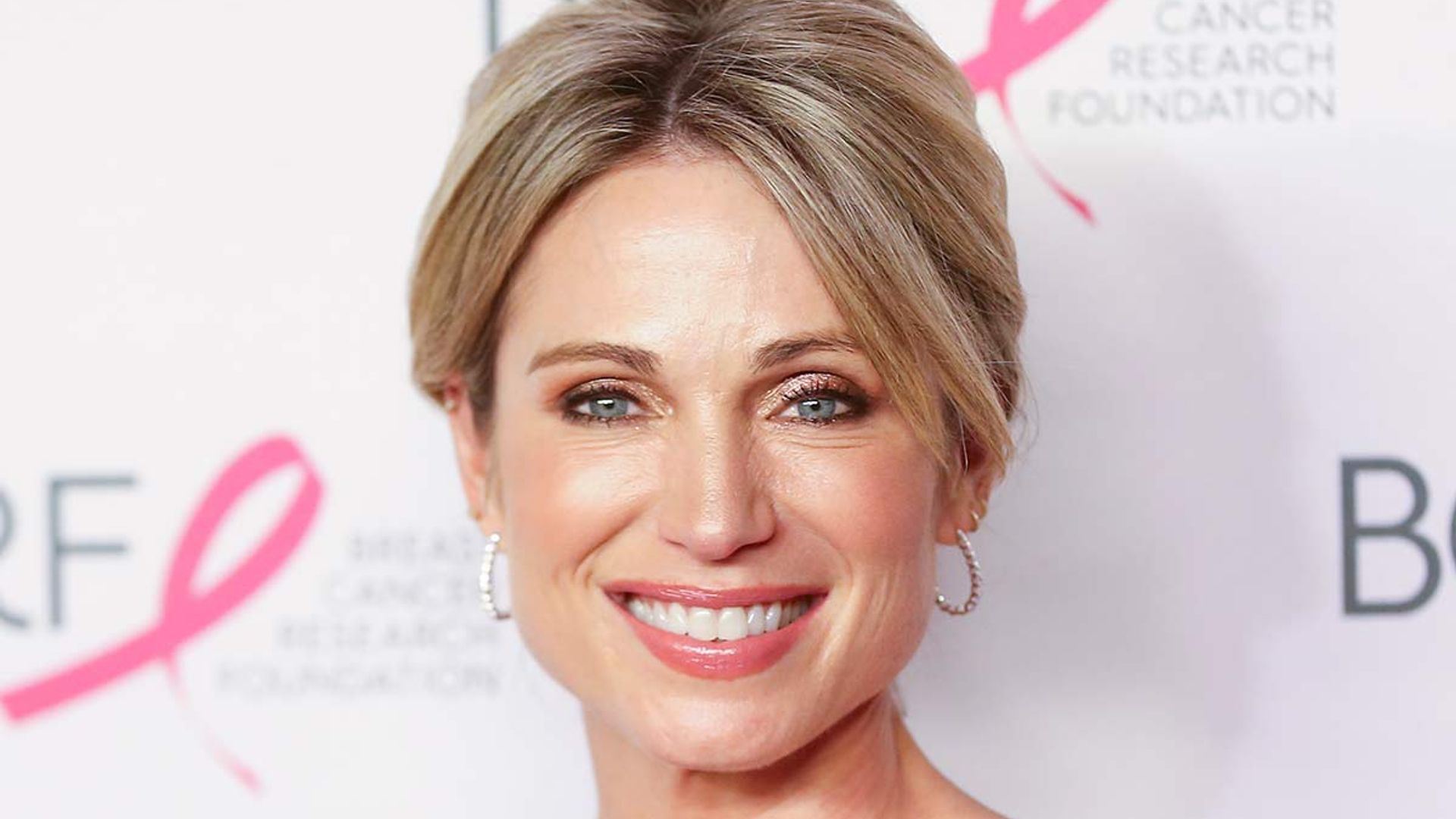 GMA's Amy Robach looks gorgeous in plunging blue dress with unexpected ...