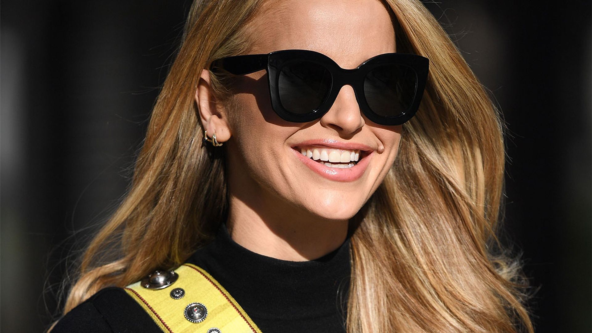 Vogue Williams' H&M shirt dress shows off her endlessly long legs | HELLO!