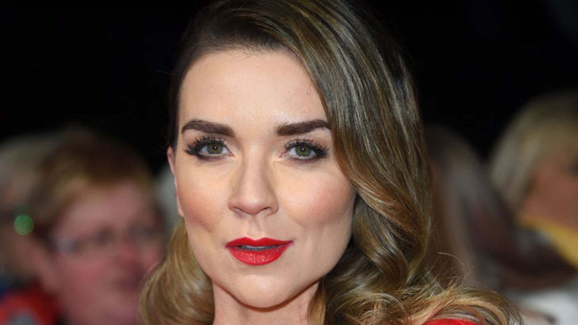 Candice Brown wows in ravishing red Victoria Beckham dress | HELLO!