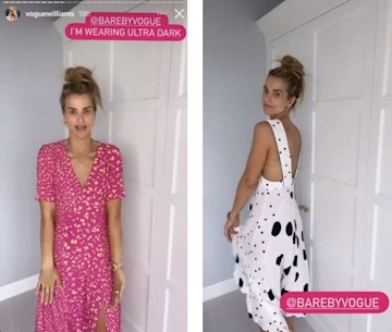 Vogue Williams models leg-baring mini dress in stunning Irish home | HELLO!