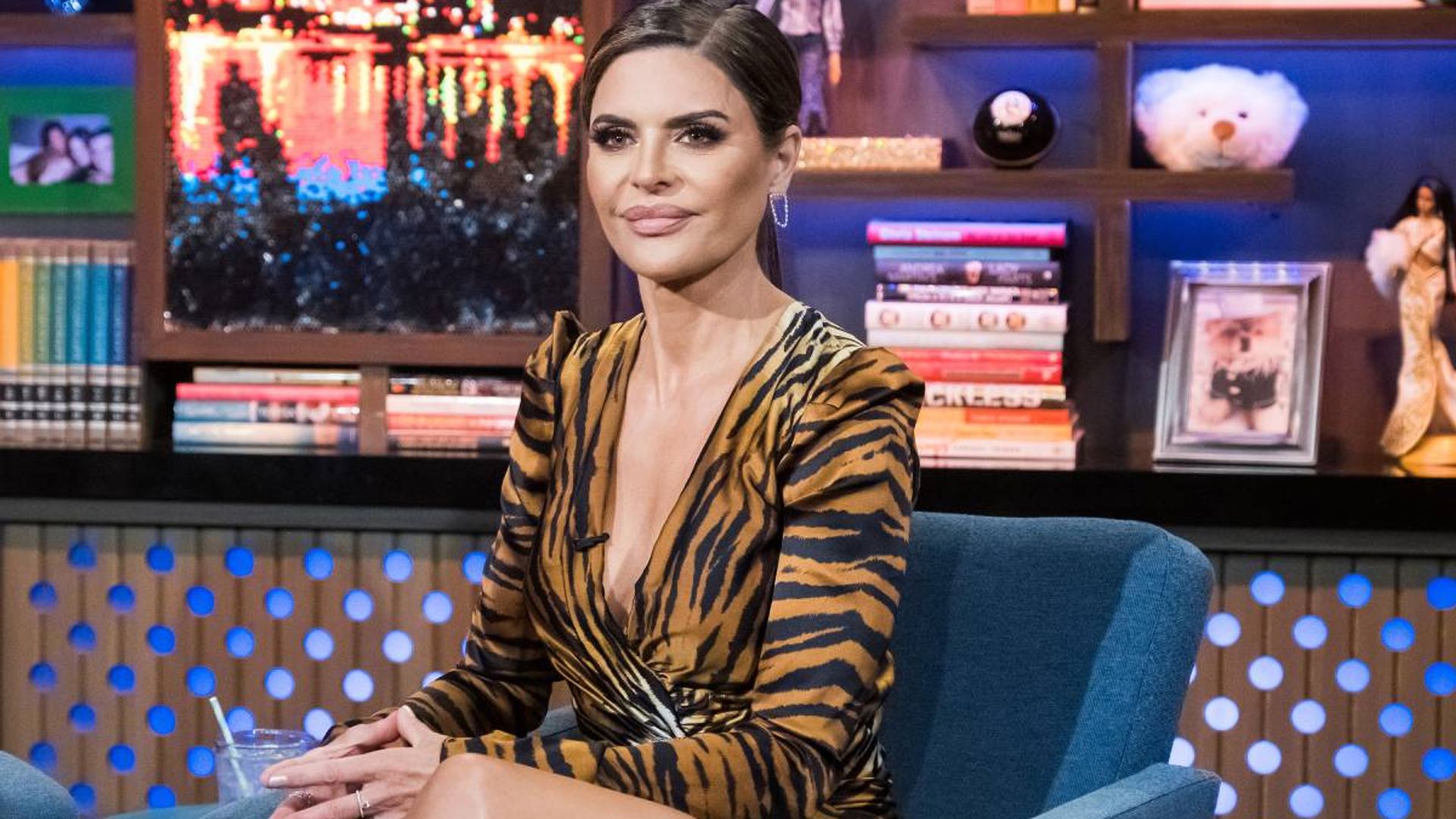 Lisa Rinna makes fans go wild in a tiger-print swimsuit | HELLO!