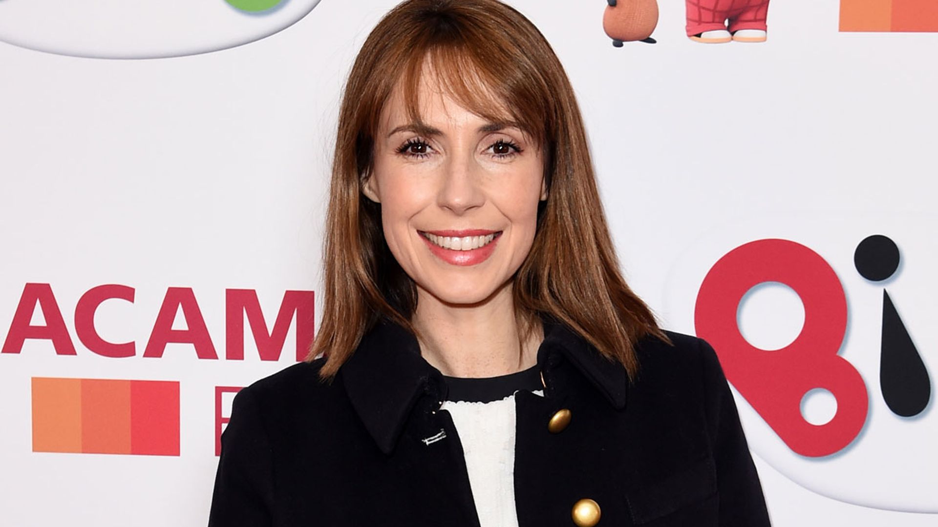 Alex Jones looks lovely in lilac as she shows off baby bump | HELLO!