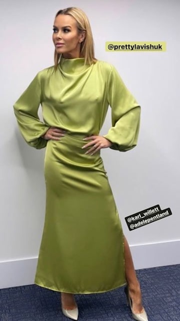 Amanda Holden dazzles fans in racy cut-out dress for reunion ...