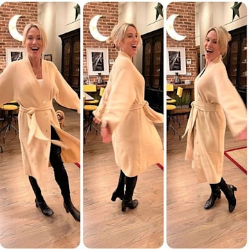 Amy Robach returns to social media in thigh-high boots after stepping ...