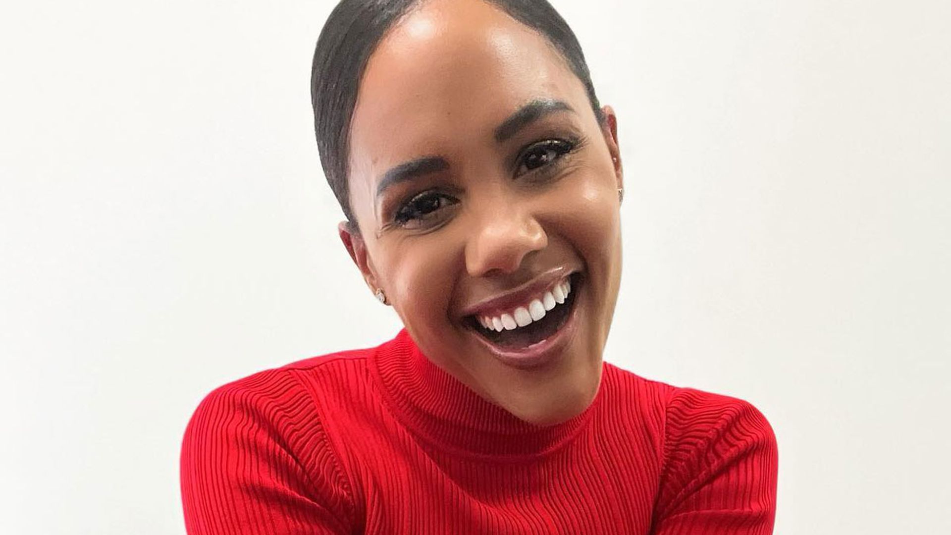 Alex Scott is a total goddess in red hot dress | HELLO!