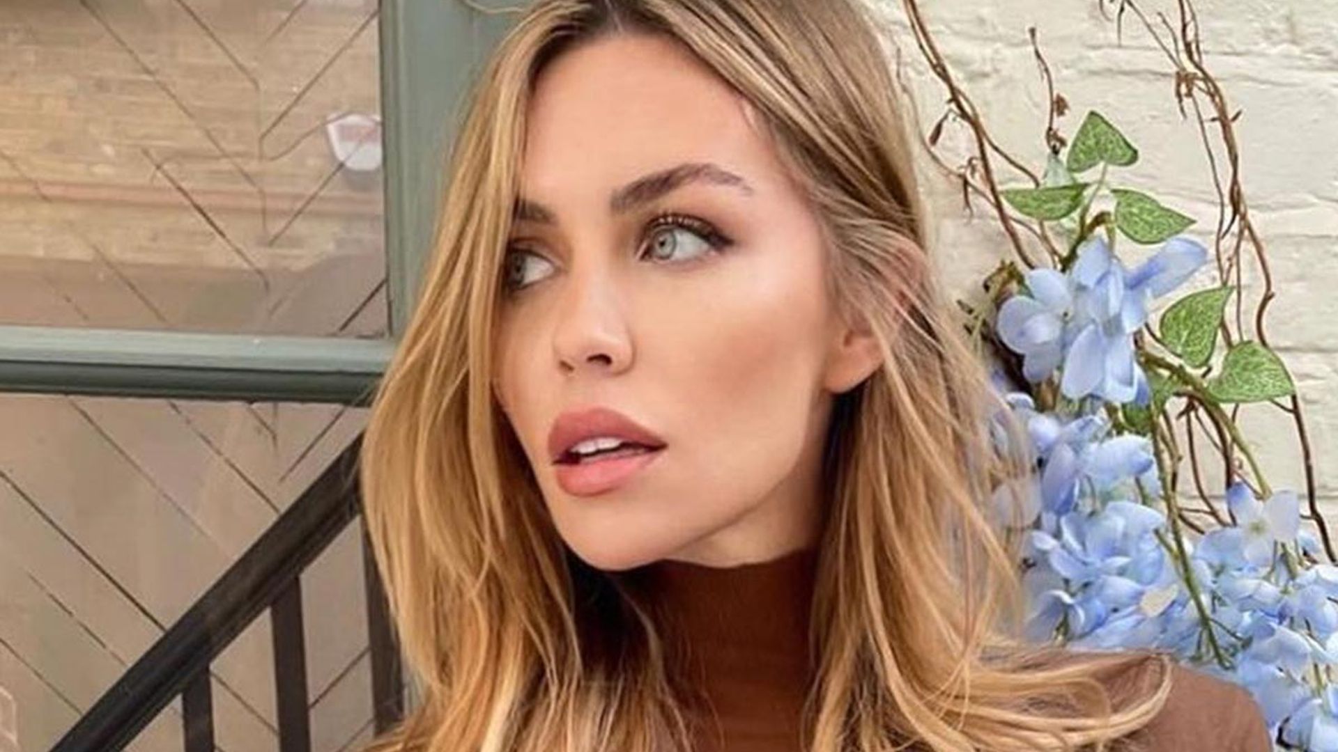 Abbey Clancy Is A Goddess In Striking Leather Trousers And Heels Hello