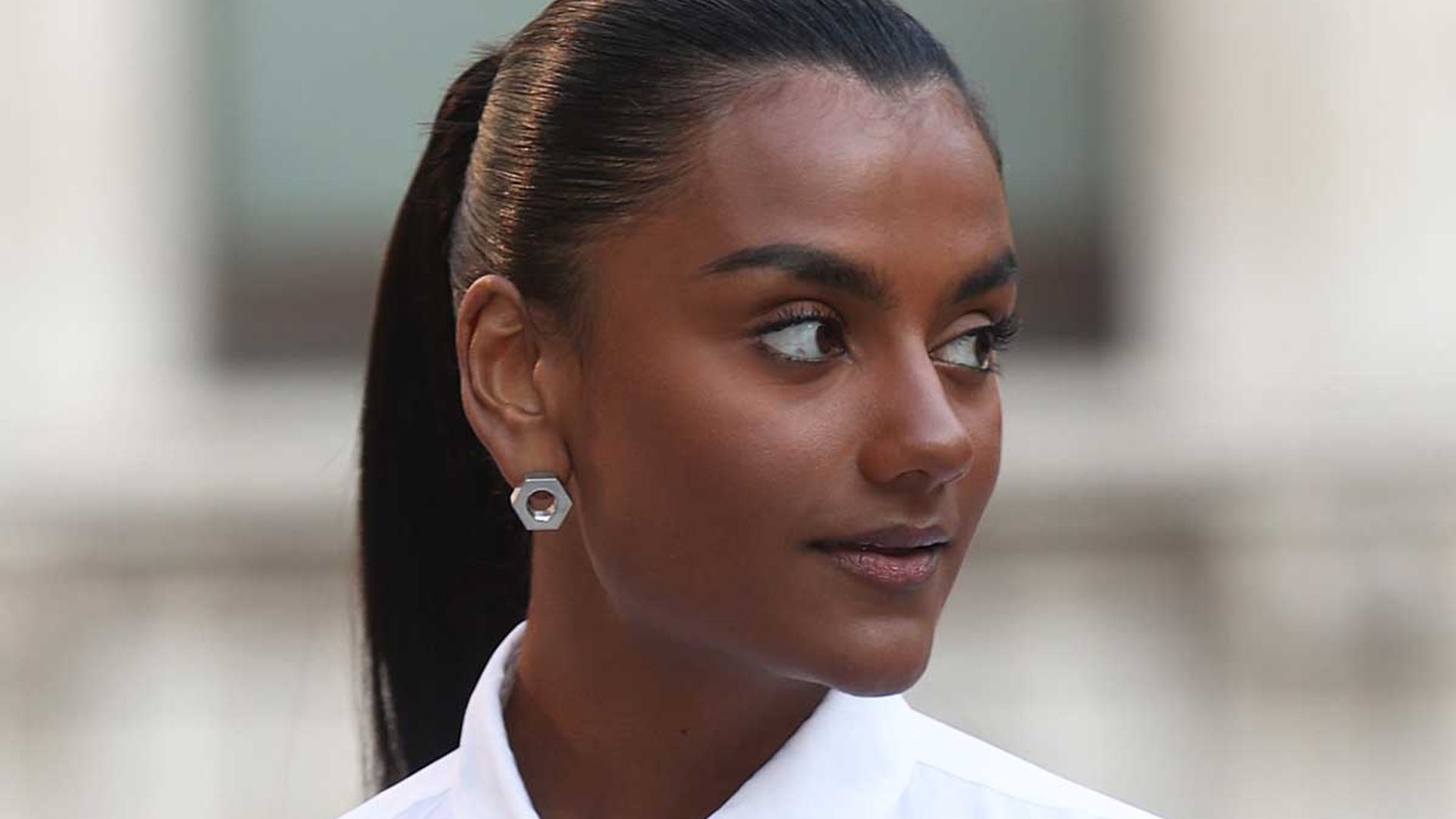 Bridgerton’s Simone Ashley amps up the glamour in angelic midi skirt ...