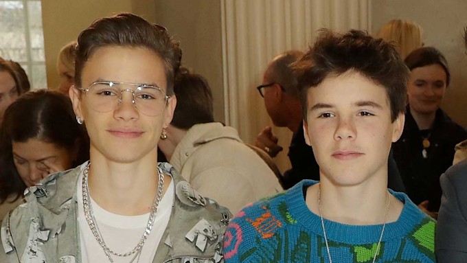 Romeo and Cruz Beckham twin in controversial accessories during sibling ...
