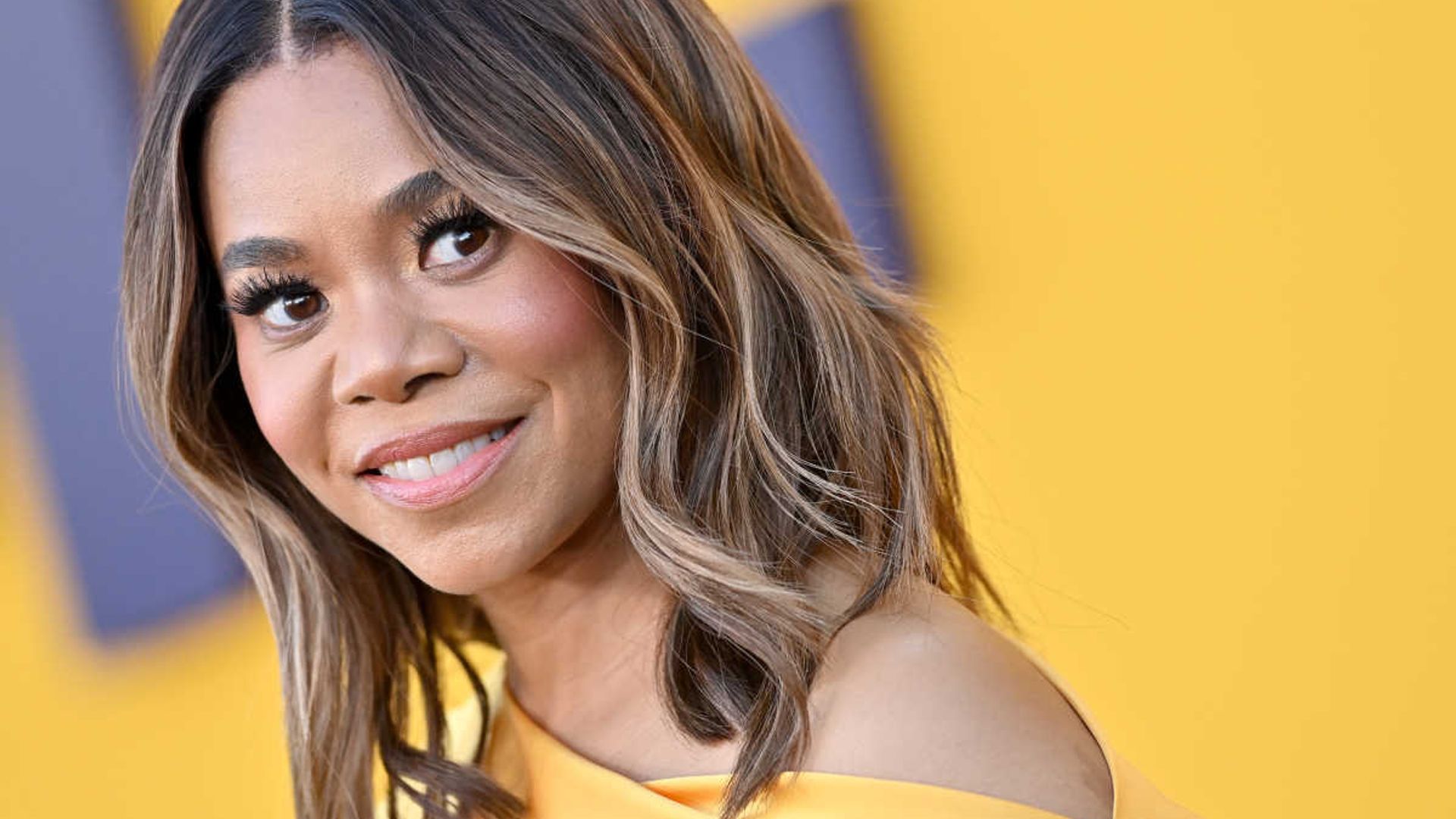 'Me Time' star Regina Hall's feathered skirt has us obsessed | HELLO!