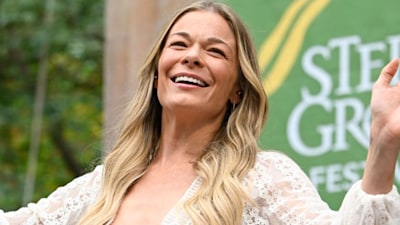 LeAnn Rimes wows fans in glitter swimsuit | HELLO!