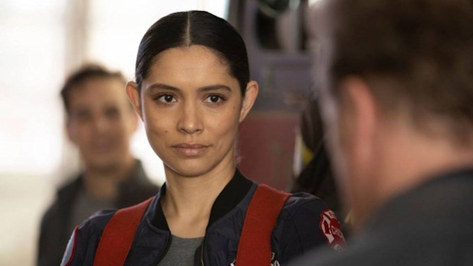 Chicago Fire's Miranda Rae Mayo's wows in neon bodysuit for raciest ...