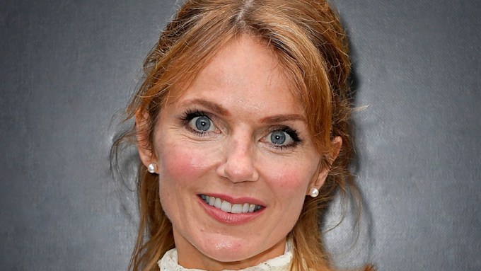 Geri Horner wows in the slinkiest keyhole cut-out gown for special ...