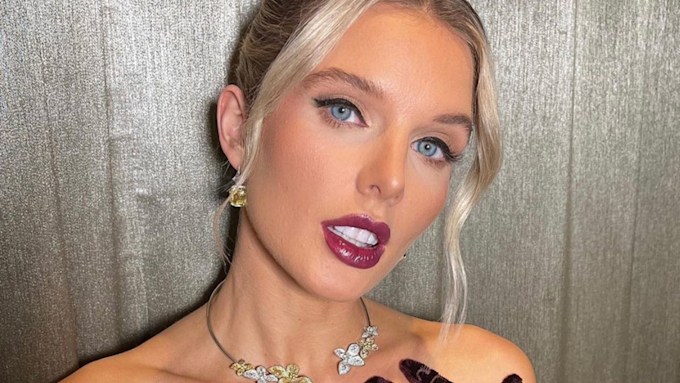 Helen Flanagan steps out in wedding dress with sultry corset | HELLO!