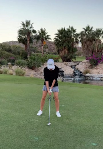 Cindy Crawford shows off toned legs in flippy mini skirt | HELLO!