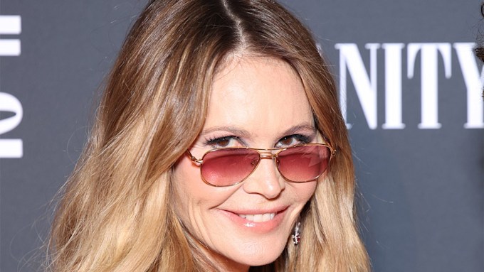 Elle Macpherson shows off sky-high legs in sultry lace ensemble | HELLO!