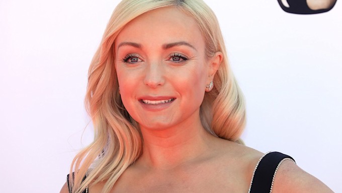 Call the Midwife's Helen George glows in sultry black ensemble for ...