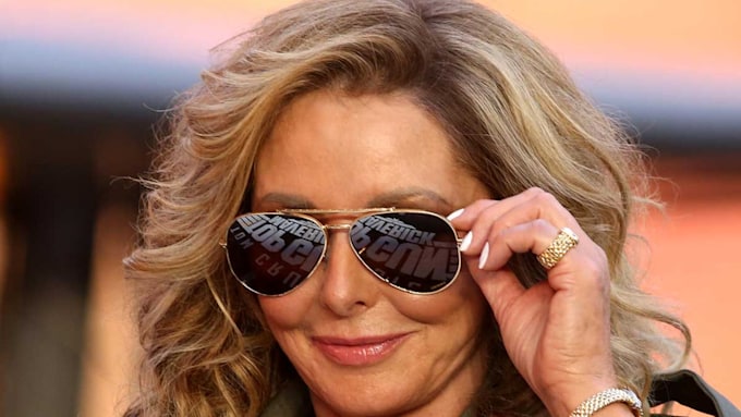 Carol Vorderman sizzles in seriously skintight latex dress – and wow ...