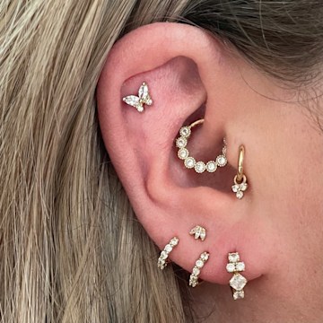 What are constellation piercings? Expert tips on how to curate your ear ...