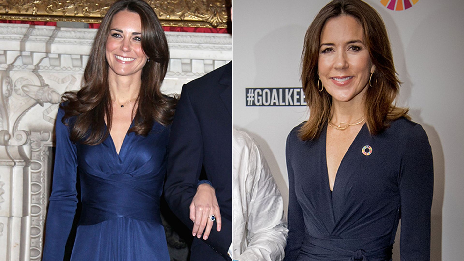 Princess Mary of Denmark wears nearly identical dress to Kate Middleton ...