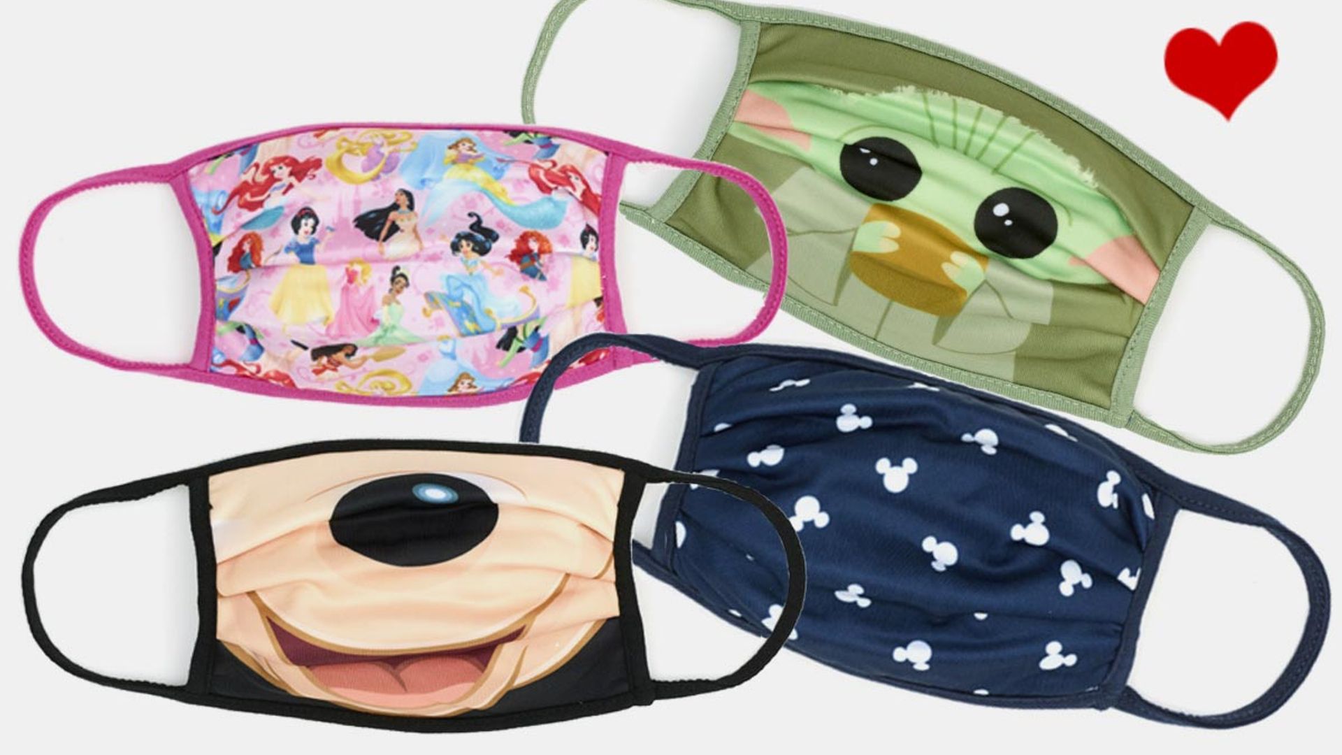 Disney launch face masks! Shop Star Wars, Baby Yoda, and Mickey Mouse ...