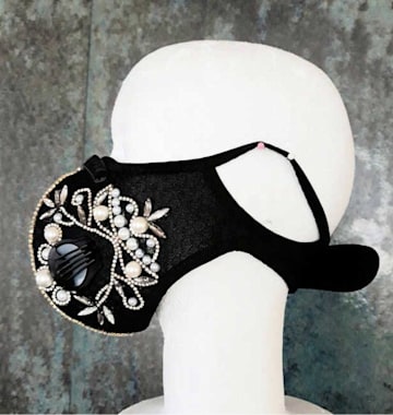 The best bejewelled face masks: Rhinestones, pearls & gems – oh my ...