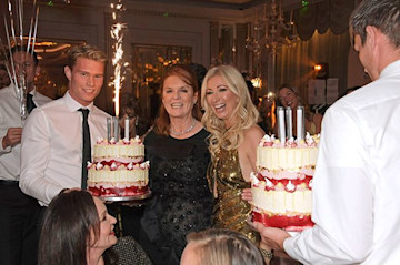 Sarah Ferguson turns heads in stunning sheer black gown | HELLO!