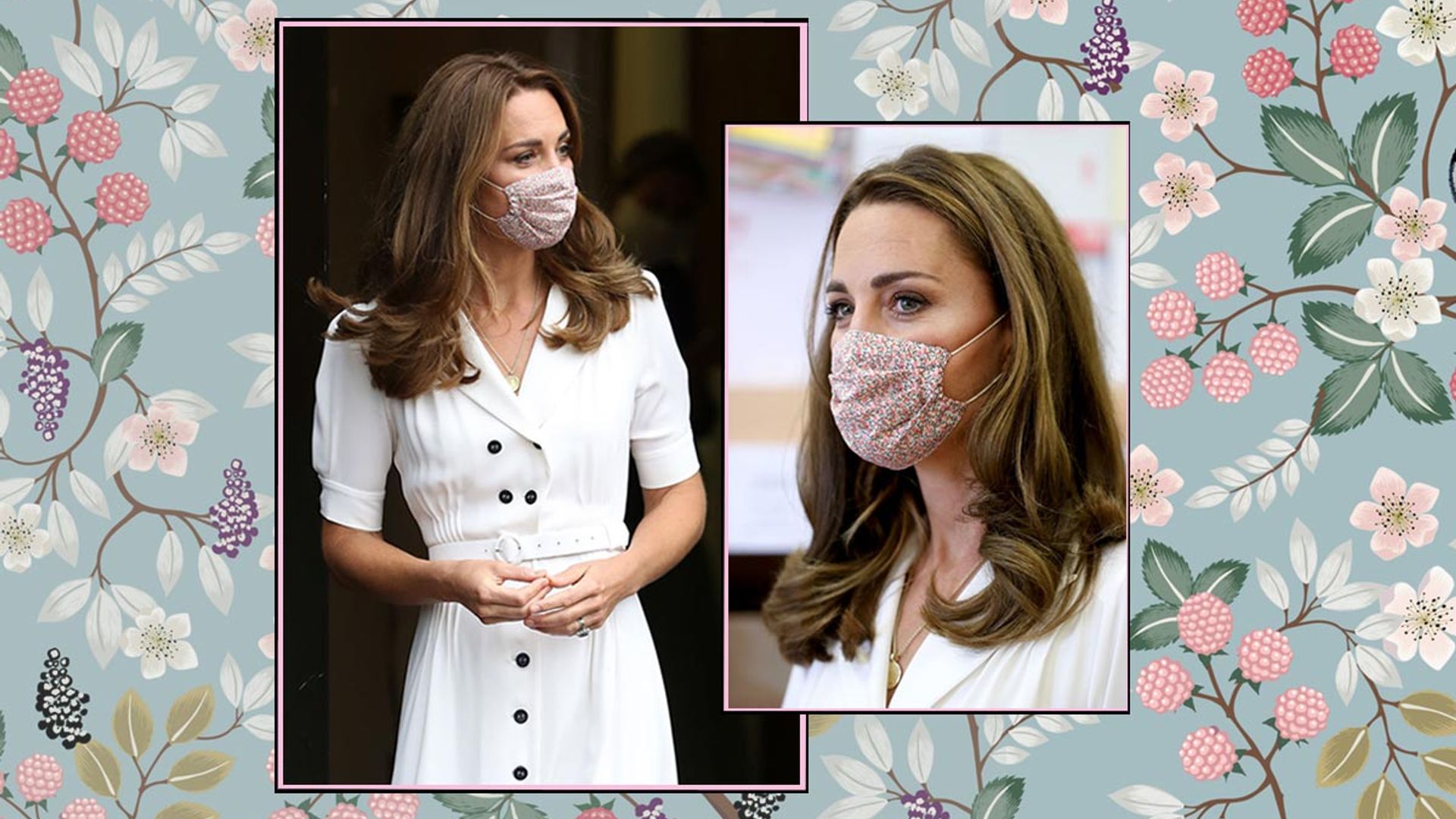 Floral face masks we predict Kate Middleton would love | HELLO!