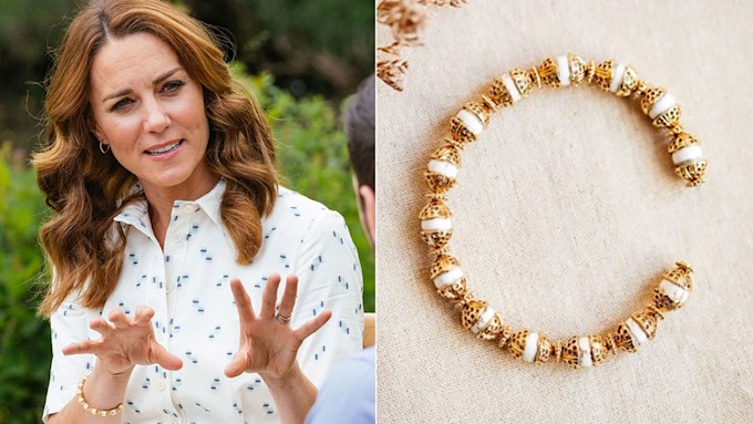Kate Middleton's £75 gold bracelet is the perfect summer accessory | HELLO!