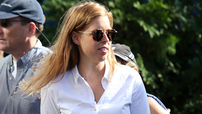 Princess Beatrice wears stunning floral skirt as she steps out for rare ...
