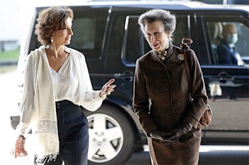 Princess Anne stuns in knee high boots with an extra special detail ...