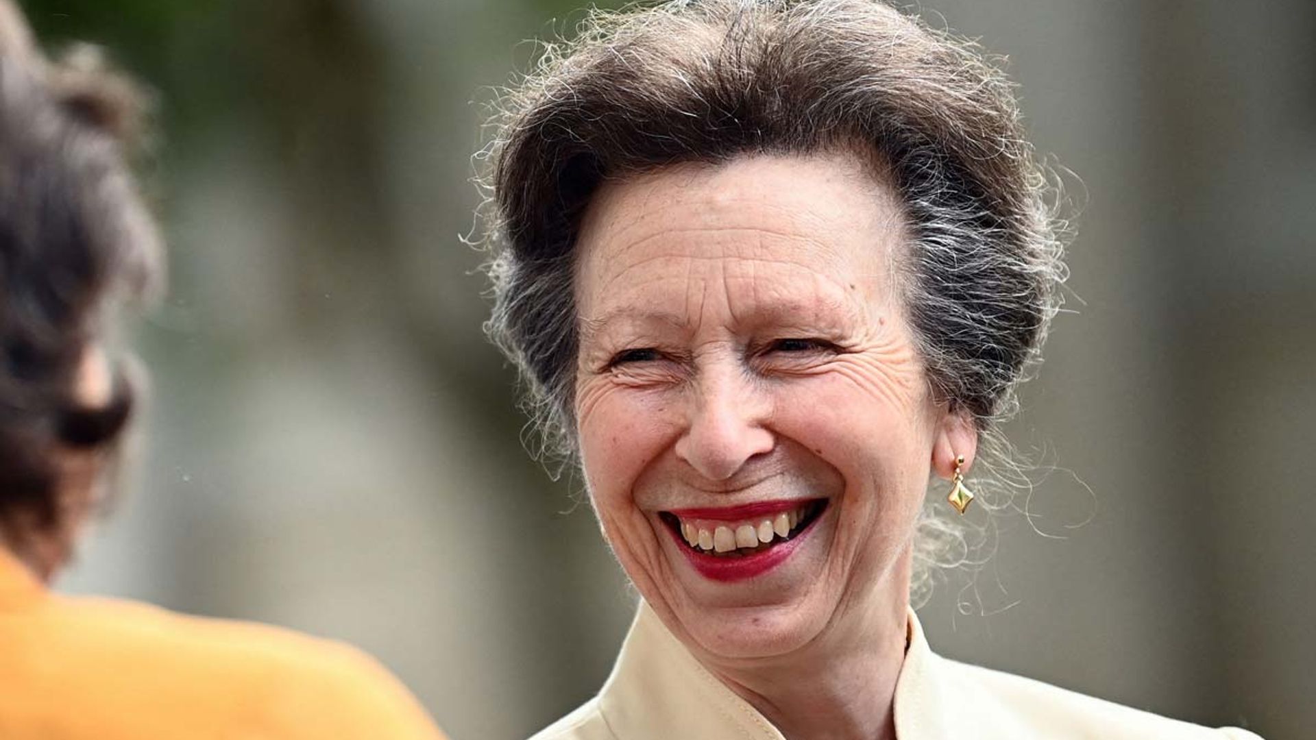 Princess Anne wears ultra-flattering coat and red lipstick for ...