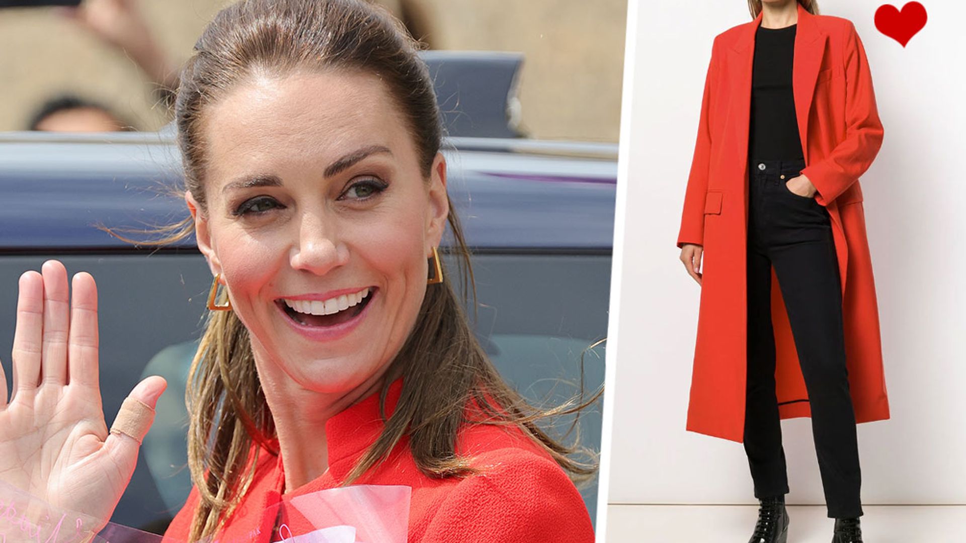 Platinum Jubilee: Kate Middleton looks radiant in recycled red dress ...