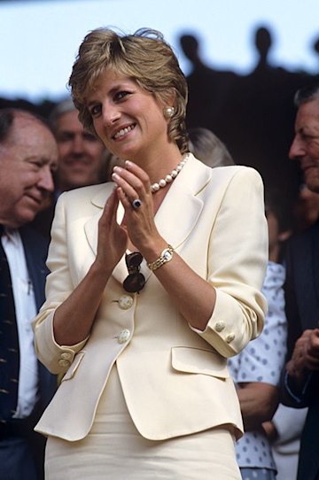 Princess Diana was total outfit goals at Wimbledon - here's proof | HELLO!