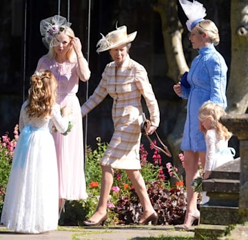 Princess Anne is a fashion icon in statement fitted dress at royal ...