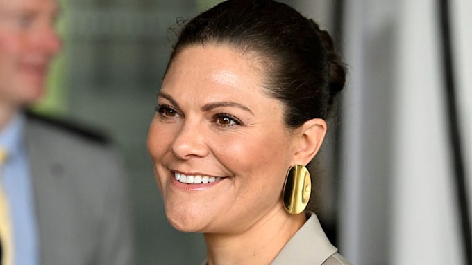 Crown Princess Victoria of Sweden wows in skinny trousers and knit | HELLO!