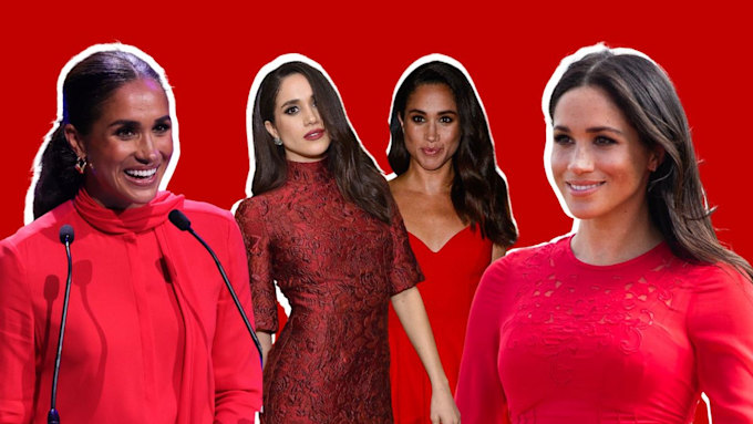 Real reason Meghan Markle wore red for UK visit | HELLO!