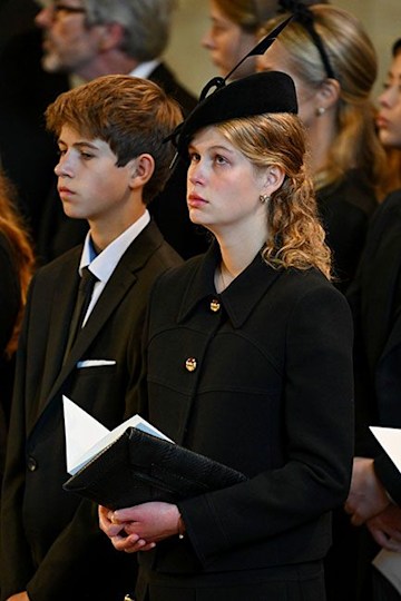 Lady Louise Windsor is elegant in fitted coat for heartbreaking event ...