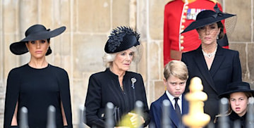 Princess Kate and Duchess Meghan wear matching hats to Queen Elizabeth ...
