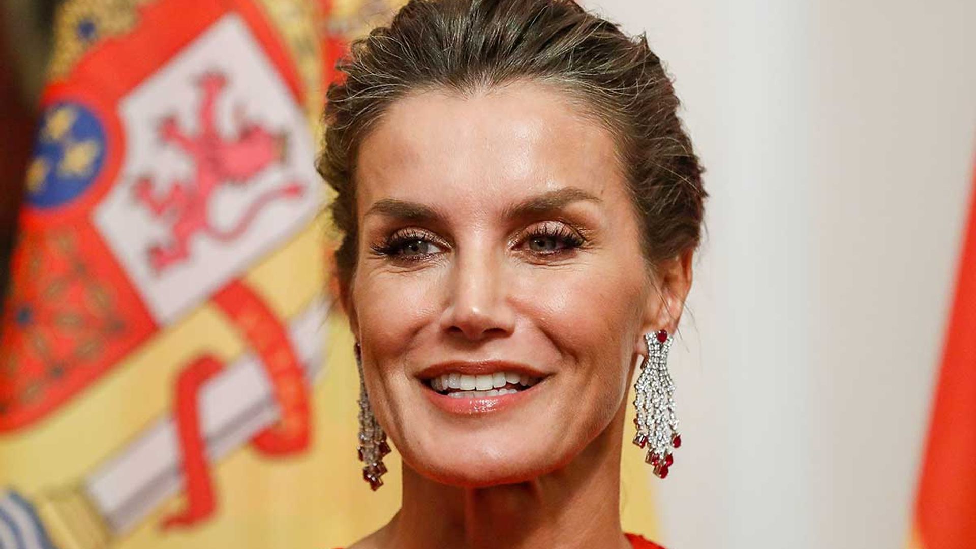 Queen Letizia enchants in slinky designer dress with unique detail | HELLO!