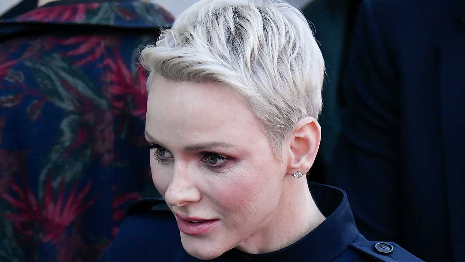 Princess Charlene stuns in figure-flattering cigarette trousers | HELLO!