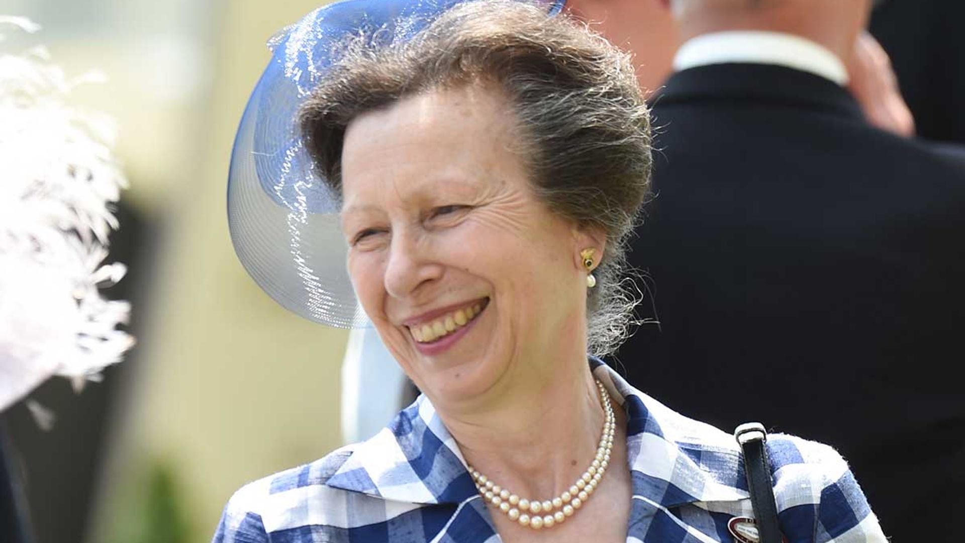 Princess Anne beguiles in sparkly suit featuring stunning detail | HELLO!