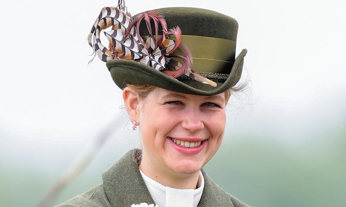 Lady Louise Windsor looks poised to perfection in chic attire for C...
