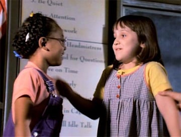 Matilda co-stars Mara Wilson and Kiami Davael reunite after 19 years ...