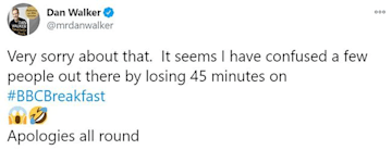 BBC Breakfast star Dan Walker apologises after causing chaos on show ...