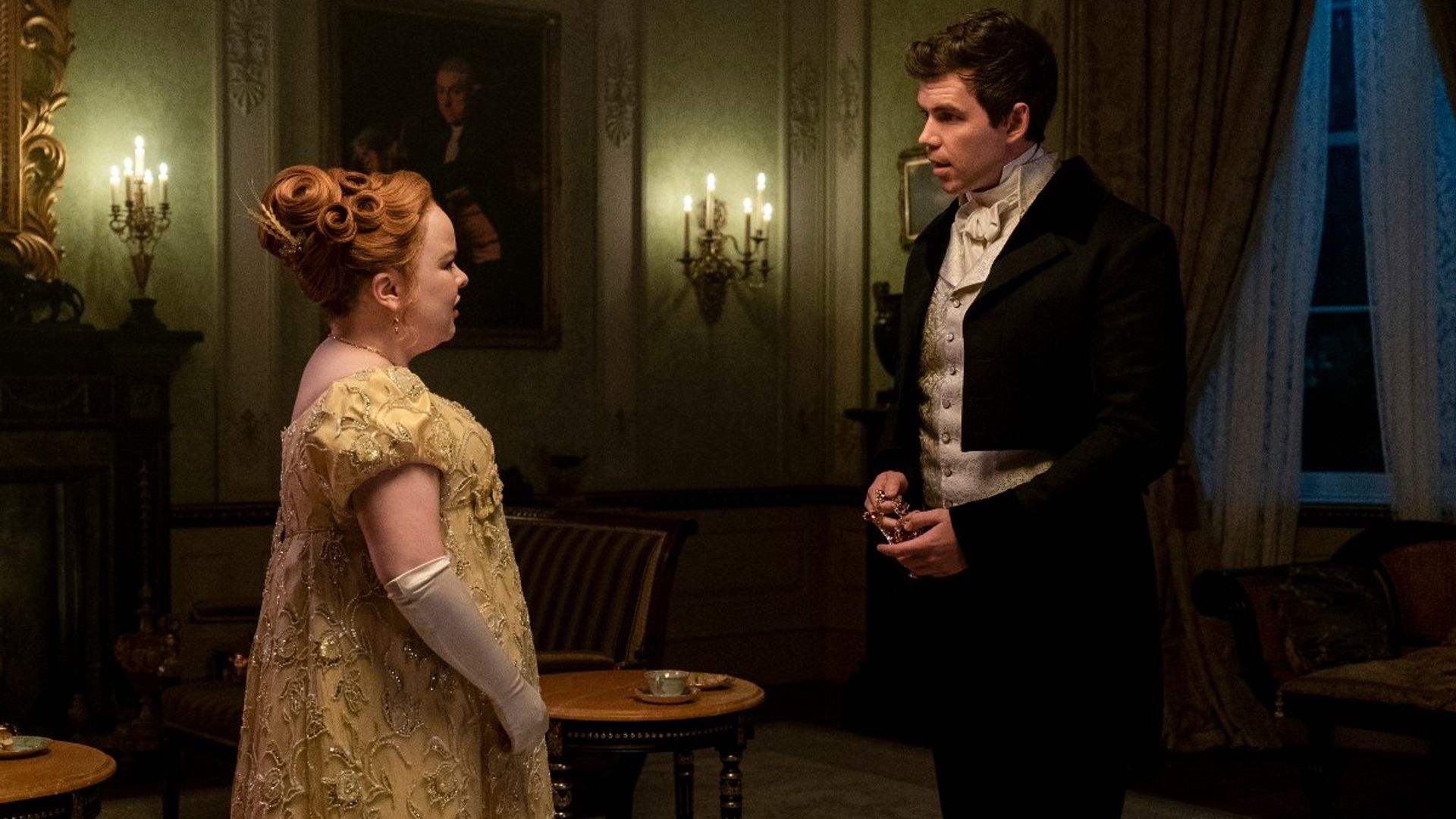 Bridgerton share new snap of Colin and Penelope as they tease season ...